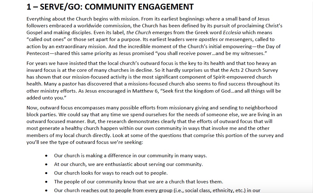 Acts 2 Journey | Assessment